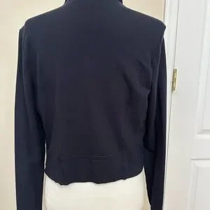 CAbi | Jackets & Coats | Cabi Navy Easy Topper Open Front Jacket 553 ...